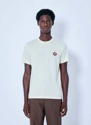 Moncler Crewneck Logo T-shirt - Multicolor