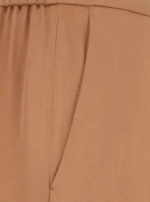 FORTE_FORTE Blend Viscose Trousers - Multicolor