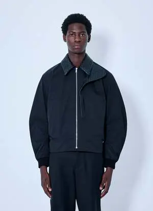 Bottega Veneta Twill Blouson Jacket - Black