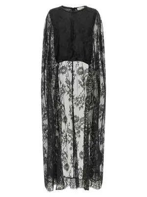 Zimmermann Valiant Lace Caped Top' Top - Black