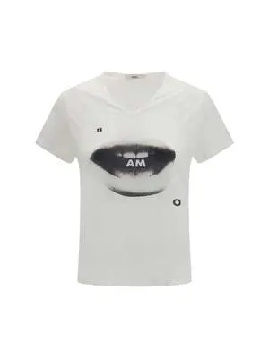 Fendi Ti Amo Print Jersey T-shirt - White