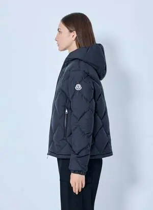 Moncler Arvouin Hooded Down Jacket - Black