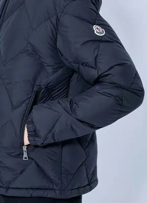Moncler Arvouin Hooded Down Jacket - Black