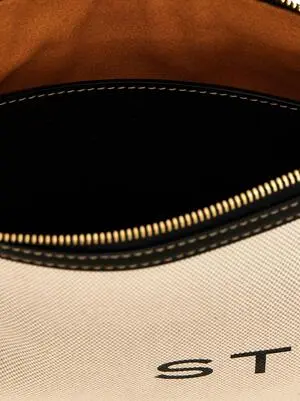 Stella McCartney Logo Clutch Bag - Cream