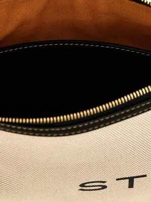 Stella McCartney Logo Clutch Bag - Cream