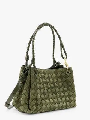 Bottega Veneta Parachute Suede Shoulder Bag - Multicolor