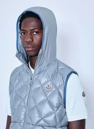 Moncler Quilted Vest - Gray