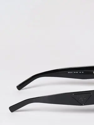 Prada Acetate Shield Sunglasses With Colored Lenses