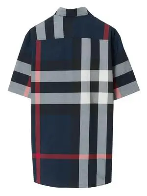 Burberry Check Cotton Shirt - Multicolor