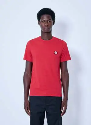 Moncler Short Sleeve T-shirt - Red