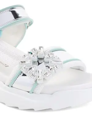ROGER VIVIER Embellished Sandals - Multicolor
