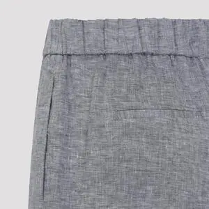 Peserico Linen Straight Pants