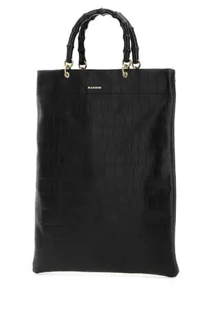 JIL SANDER Leather Shopping Bag
