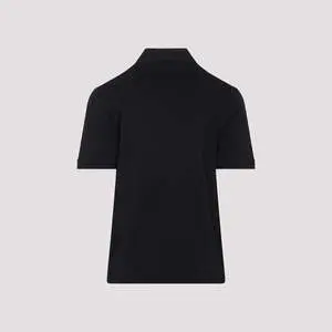 JIL SANDER Knitted Collar Polo - Blue