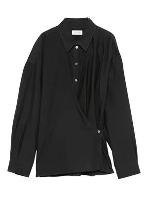 LEMAIRE Cotton And Silk Blend Shirt - Multicolor
