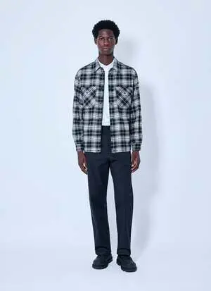 Moncler Check Patterned Cotton Shirt