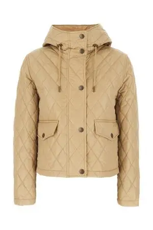 Burberry Quilted Hooded Jacket - Multicolor