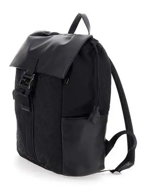 Fendi Nylon Ff Motif Backpack - Multicolor