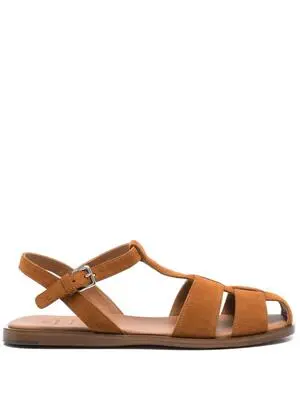 Church's Suede Leather Cage Sandals - Multicolor