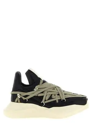 Rick Owens Megalace Geth Runner Sneakers - Black