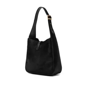 Saint Laurent Calf Leather Shoulder Bag - Black