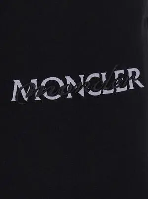 Moncler Cotton Pants With Elasticated Waist - Multicolor