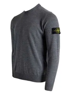 Stone Island Wool Crewneck Sweater