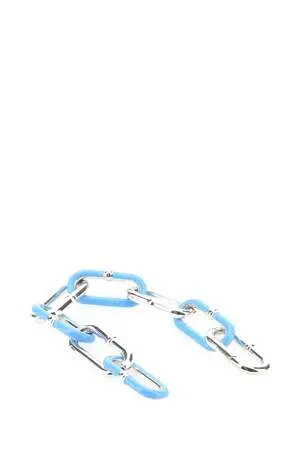 Bottega Veneta Two-tone Silver Chain Bracelet