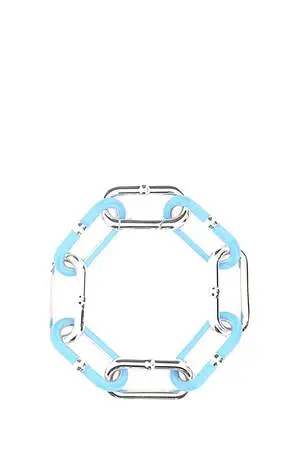 Bottega Veneta Two-tone Silver Chain Bracelet - Multicolor