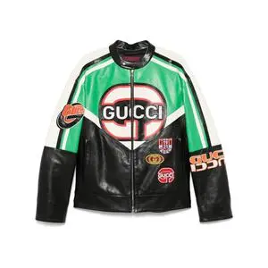 Gucci Jackets Leather Jackets - Black