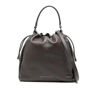 Brunello Cucinelli Grey Bucket Bags - Gray
