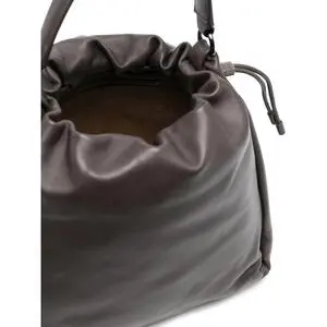 Brunello Cucinelli Grey Bucket Bags