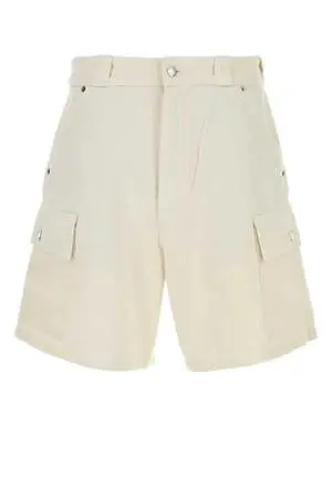 Prada Denim Bermuda Shorts - White