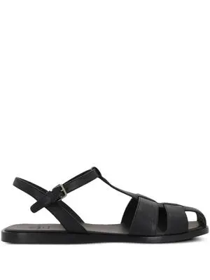 Church's Odyssey Nappa Leather T-strap Sandals - Black