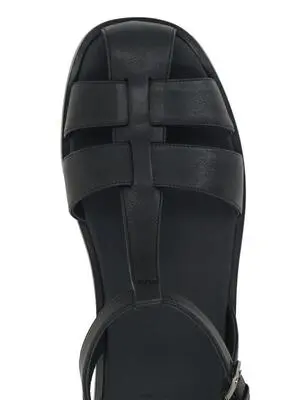 Church's Odyssey Nappa Leather T-strap Sandals - Black