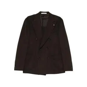 Tagliatore Double-breasted Blazer - Brown