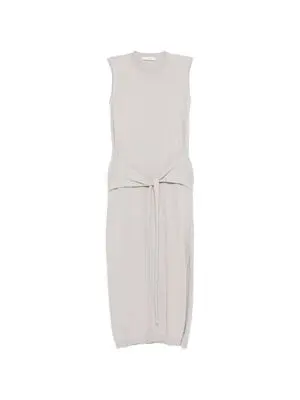LEMAIRE Cotton Knotted Dress - Multicolor