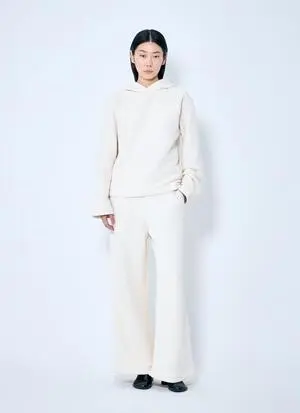 Max Mara Logo Embroidery Hooded Sweatshirt