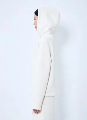 Max Mara Logo Embroidery Hooded Sweatshirt