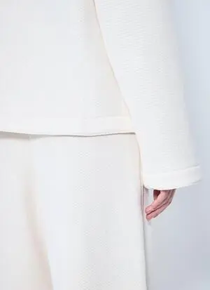 Max Mara Logo Embroidery Hooded Sweatshirt