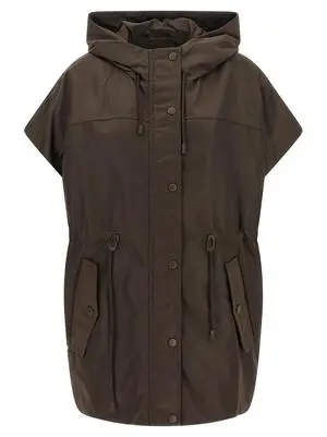 Max Mara Orgiano Padded Vest - Brown
