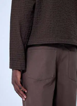 Moncler Checked Zip-up Jacket