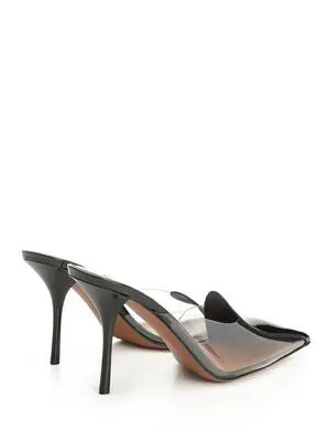 Alaïa Mule In Patent Leather And Pvc