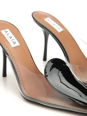 Alaïa Mule In Patent Leather And Pvc