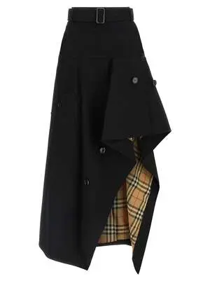 Burberry Trench Skirt - Black