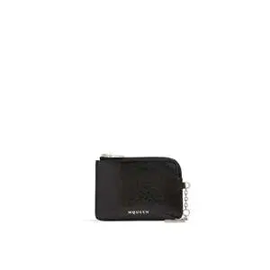 Alexander McQueen Sling Pip Coin Pouch - Black