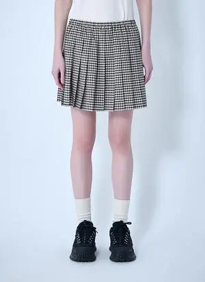 Moncler Pleated Mini Skirt - Gray