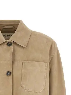 Max Mara Ghiera' Leather Jacket