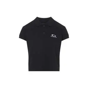 Balenciaga Cotton Piqué Polo - Black