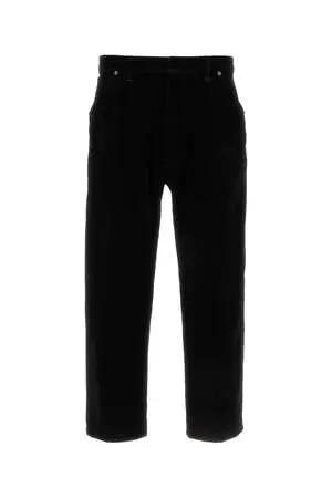 Prada Velvet Denim Pant - Black
